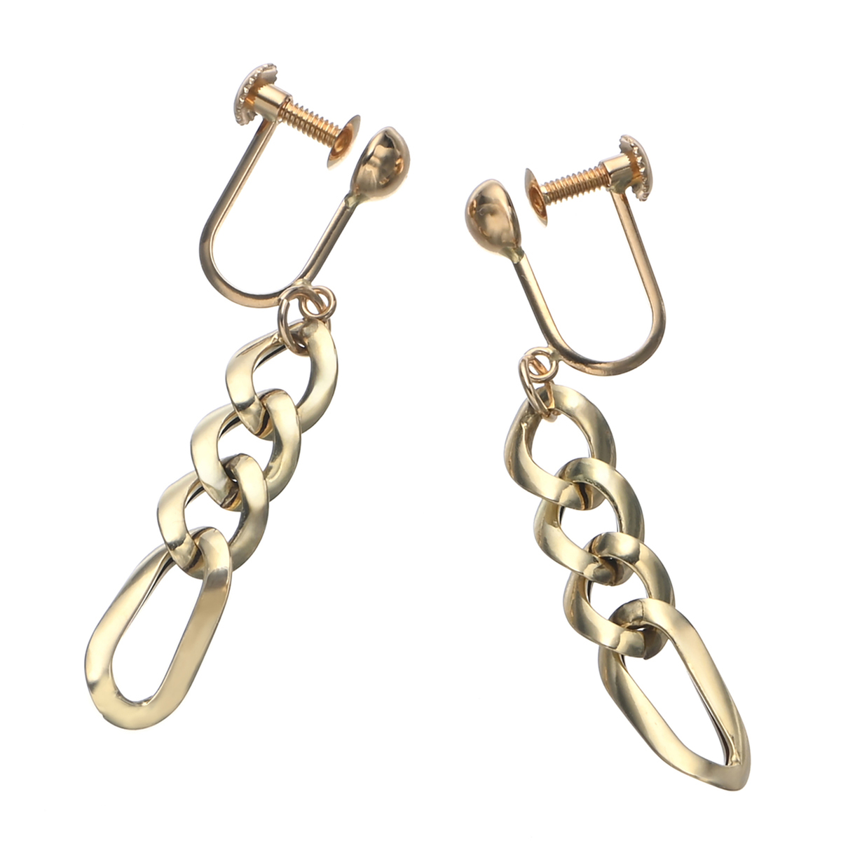 UNOAERRE 18K YG フィガロ デザイン イヤリング/ピアス ウノアエレ（UNOAERRE） - QVC.jp