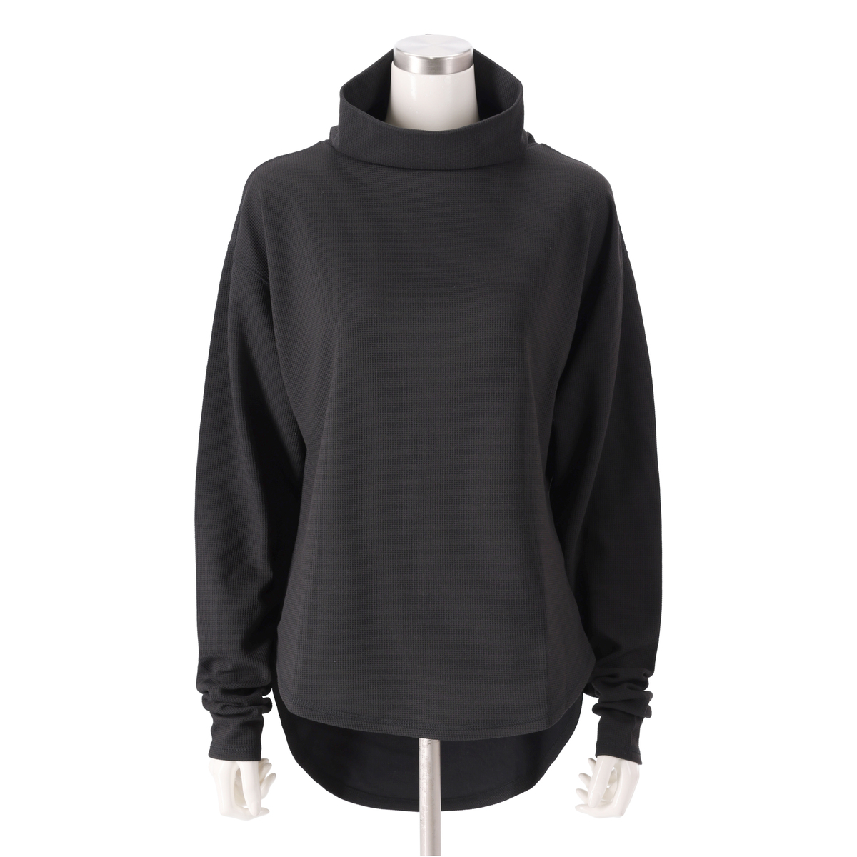 GRC 吸湿発熱ワッフルハイネックPO ギブリコレクション（Give Re Collection） - QVC.jp