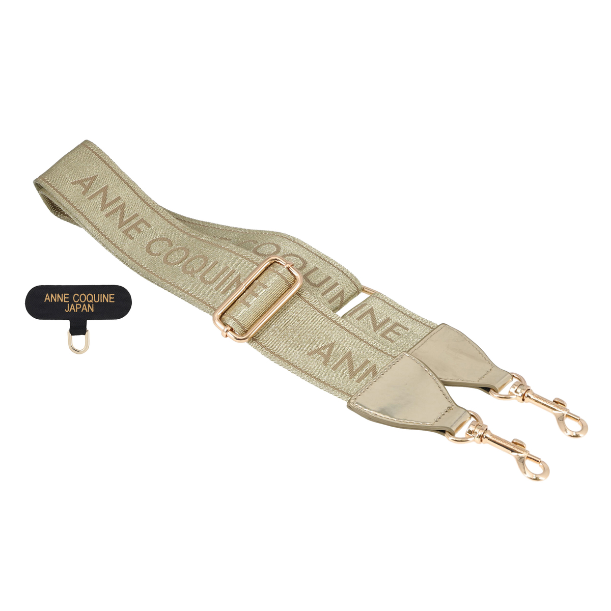 Anne Coquine シンメタリックジャカードストラップ アンコキーヌ（AnneCoquine） - QVC.jp