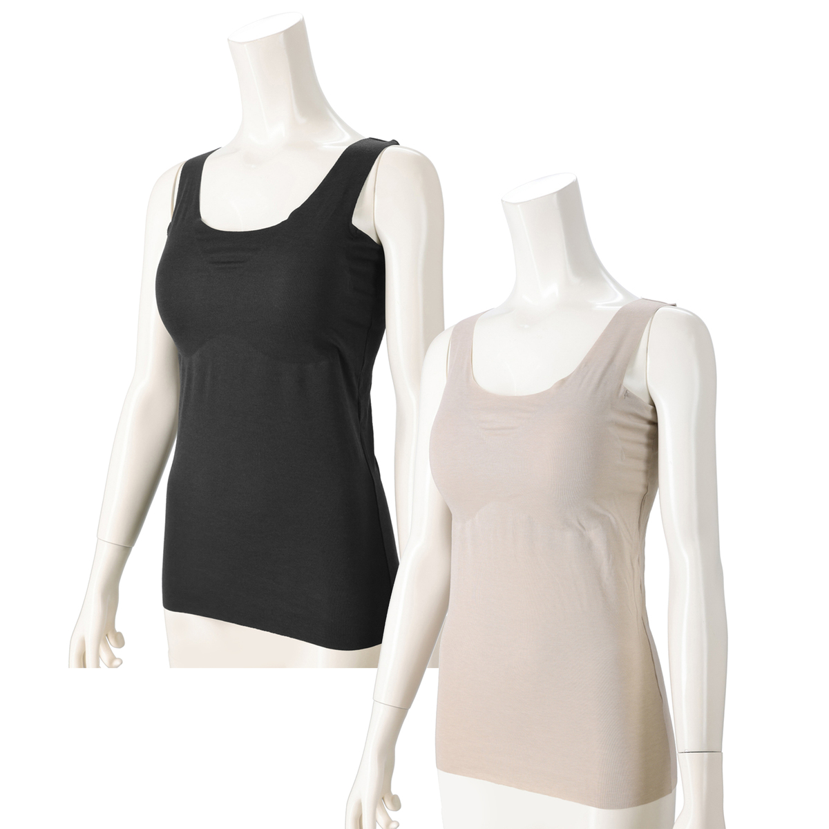 グンゼ アセドロン タンク[パッド付] カラーが選べる2点 グンゼ（GUNZE） - QVC.jp