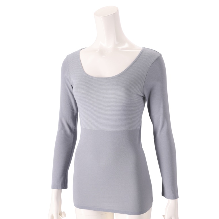 グンゼホットマジック 集中保温シームレス クルーネック8分袖 グンゼ（GUNZE） - QVC.jp