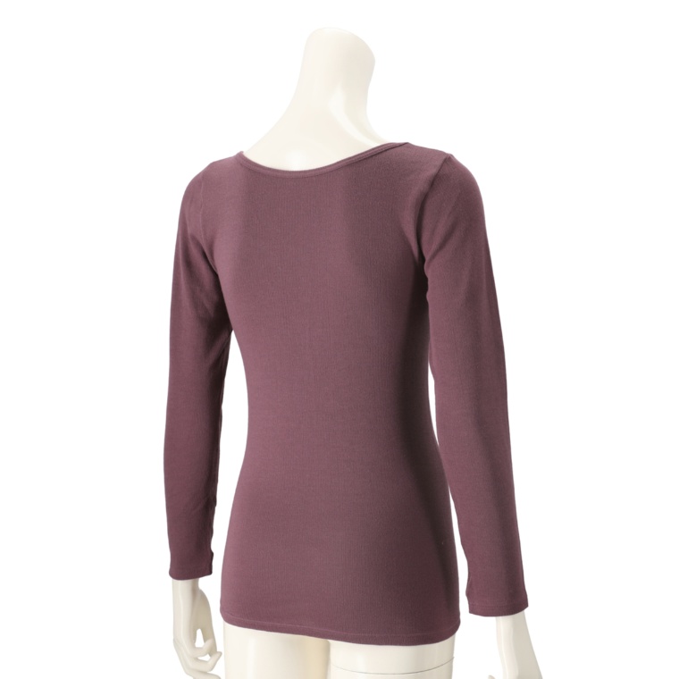 グンゼふっくらコットンクルーネック8分袖カラー選べる2点 グンゼ（GUNZE） - QVC.jp