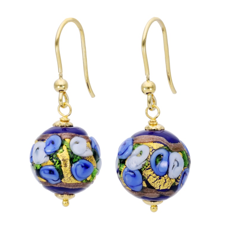 ムラーノ by フランチェスカ シルバー925 ミレローゼ ピアス イルムラーノディフランチェスカ（Il Murano di ...