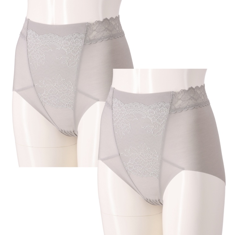 ウイング おなか押さえ サポートショーツ 同色2枚組 ウイング（Wing） - QVC.jp