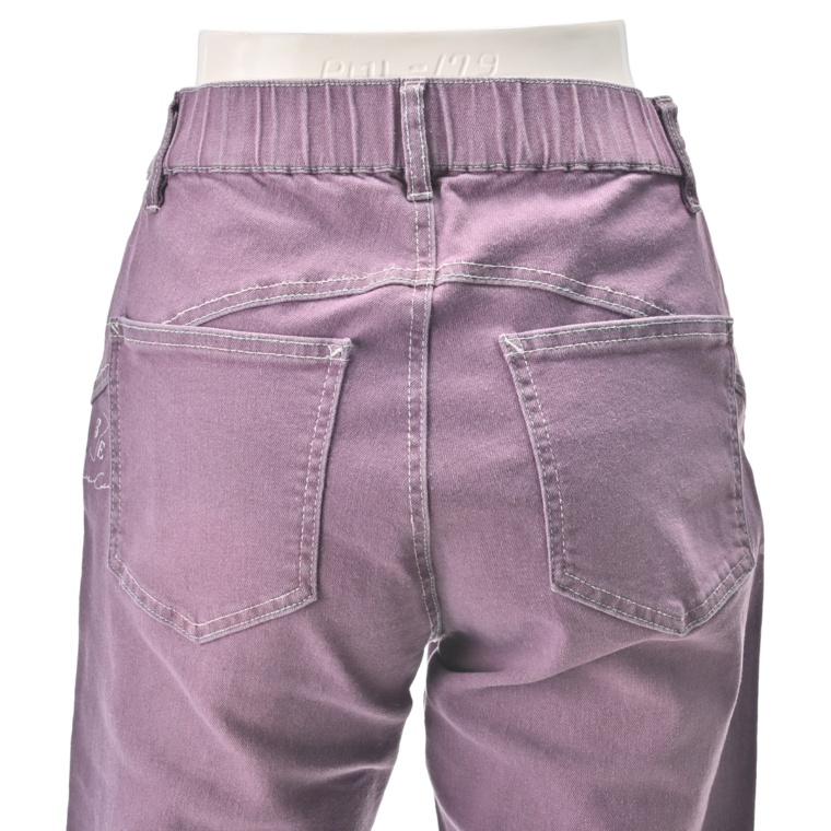 calma スタイリッシュカラーデニムパンツ エスパスデカルマ（espace de calma） - QVC.jp