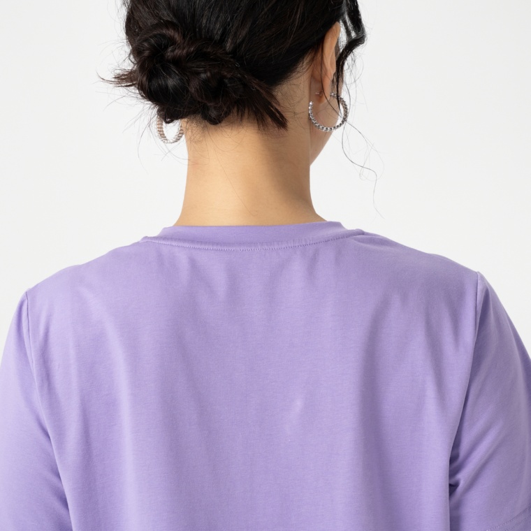 Anne Coquine コットンミックススヌーピーVネック半袖Tシャツ アンコキーヌ（AnneCoquine） - QVC.jp