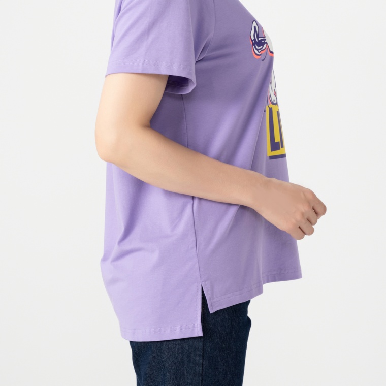 Anne Coquine コットンミックススヌーピーVネック半袖Tシャツ アンコキーヌ（AnneCoquine） - QVC.jp