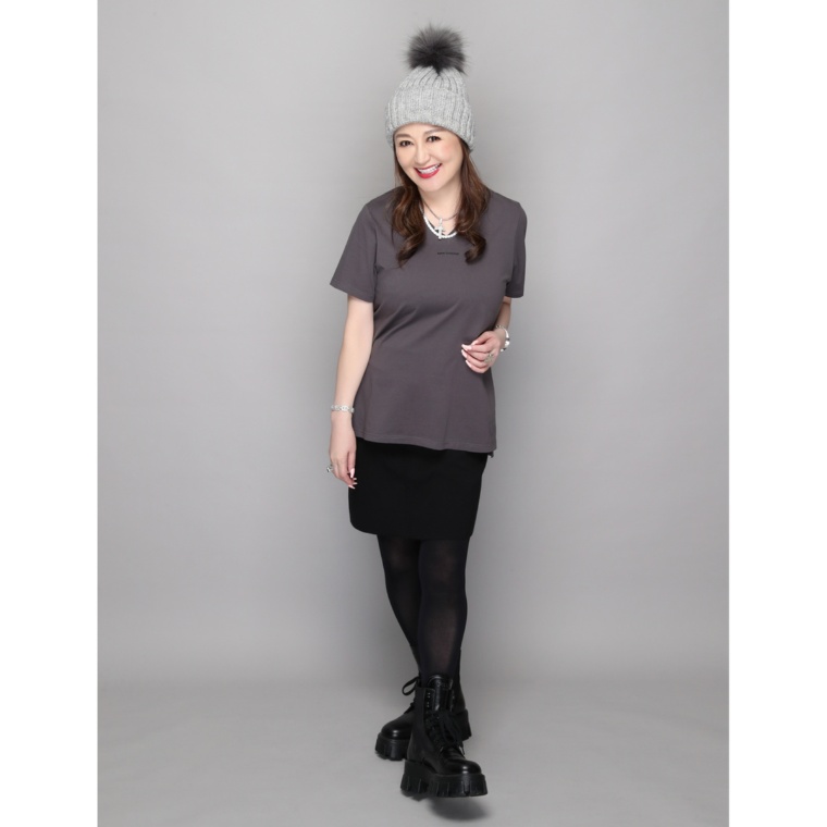 Anne Coquine コットンミックススヌーピーVネック半袖Tシャツ アンコキーヌ（AnneCoquine） - QVC.jp