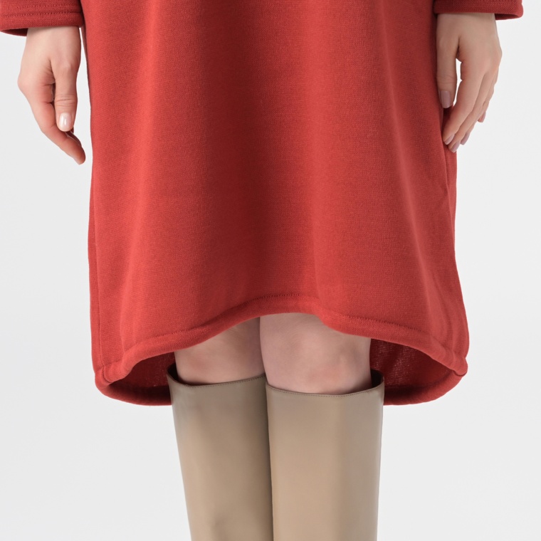 Provador ニットフリース裏起毛ワンピース 麻布プロバドール - QVC.jp