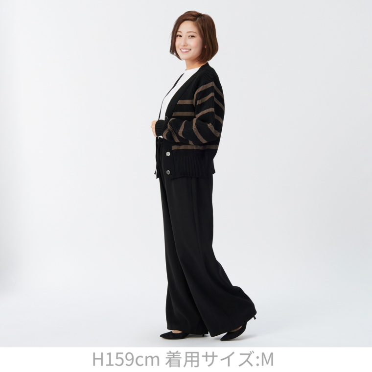 MASAGO ツイルセミワイドストレートパンツ マサゴ（MASAGO） - QVC.jp