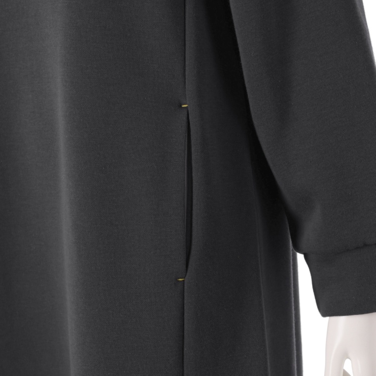 calma 暖か裏起毛 マーメイドワンピース エスパスデカルマ（espace de calma） - QVC.jp