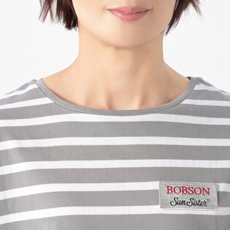 BOBSON SunSister コットン100%ボーダーTシャツ ボブソン サンシスター（BOBSON Sun Sister） - QVC.jp