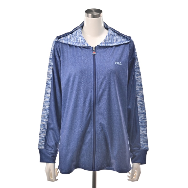 FILA UVメランジライン切替パーカー FILA（フィラ） - QVC.jp