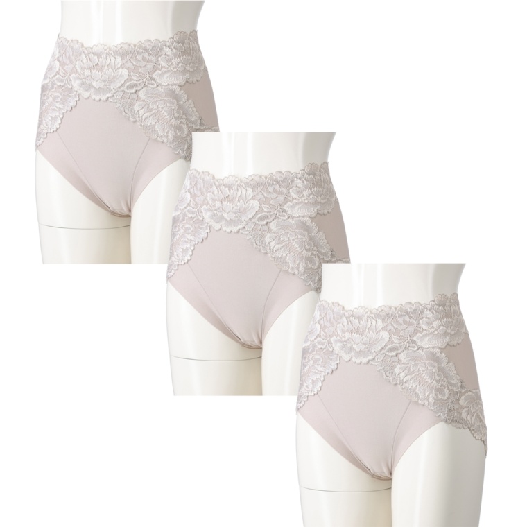 BRNYピース おしりPヒップラップショーツ 同色3枚組 ブラデリスニューヨーク - QVC.jp