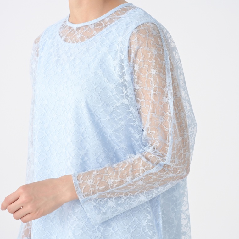 Pixie Heart 総レース＆タンクトップ2点セット ピクシーハート（Pixie Heart） - QVC.jp