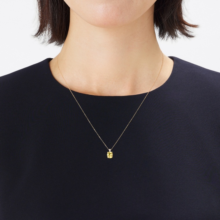 18K YG スフェーン&ダイヤモンド ペンダント 1.0ctUP ジュエルバール（Jewel BAR） - QVC.jp