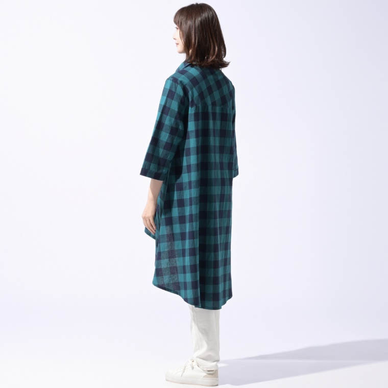 HELA ギンガムチェックシャツワンピース ヘラ（HELA） - QVC.jp