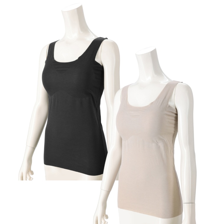 グンゼ アセドロン タンク[パッド付] カラーが選べる2点 グンゼ（GUNZE） - QVC.jp