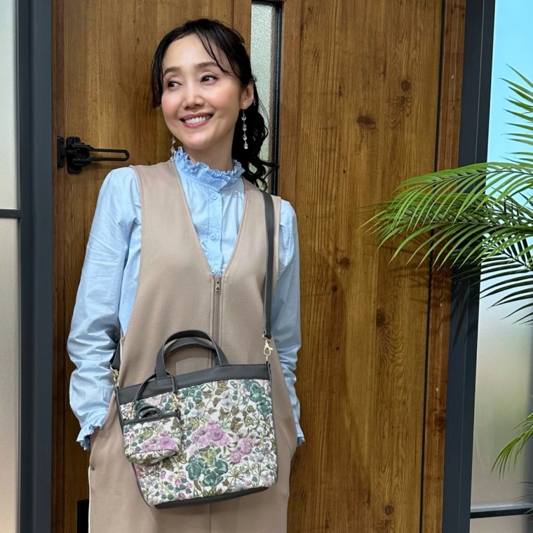 IM リバティプリント 2way！キルティングショルダーバッグ INTERMODE MADE WITH LIBERTY FABRIC - QVC.jp