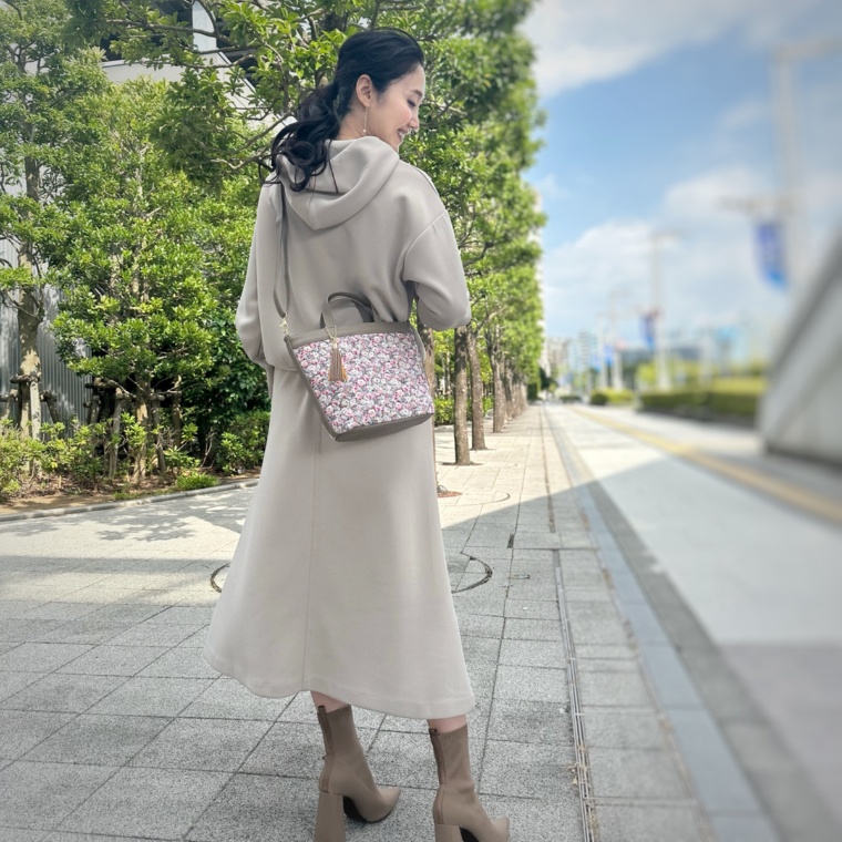IM リバティプリント 2way！キルティングショルダーバッグ INTERMODE MADE WITH LIBERTY FABRIC - QVC.jp