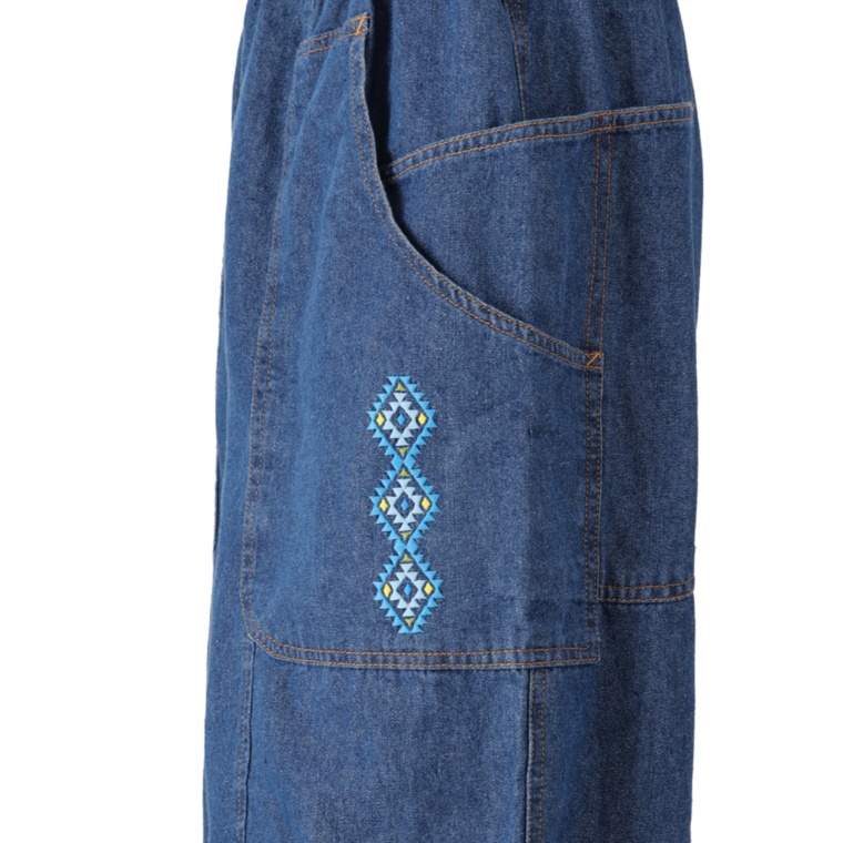 MAHARA MODERN コクーンシルエットデニムパンツ マハラモダン（MAHARA MODERN） - QVC.jp